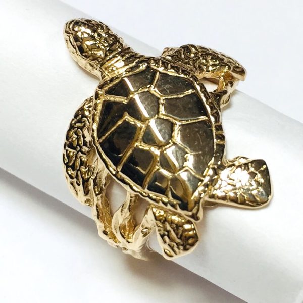 14K Gold Sea Turtle Reef Ring – Wyland Worldwide